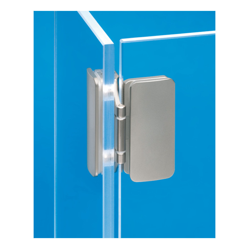 Hafele 34488720 Aximat Glass Door Hinge 270 Degree Opening Angle Glass To Glass Inset